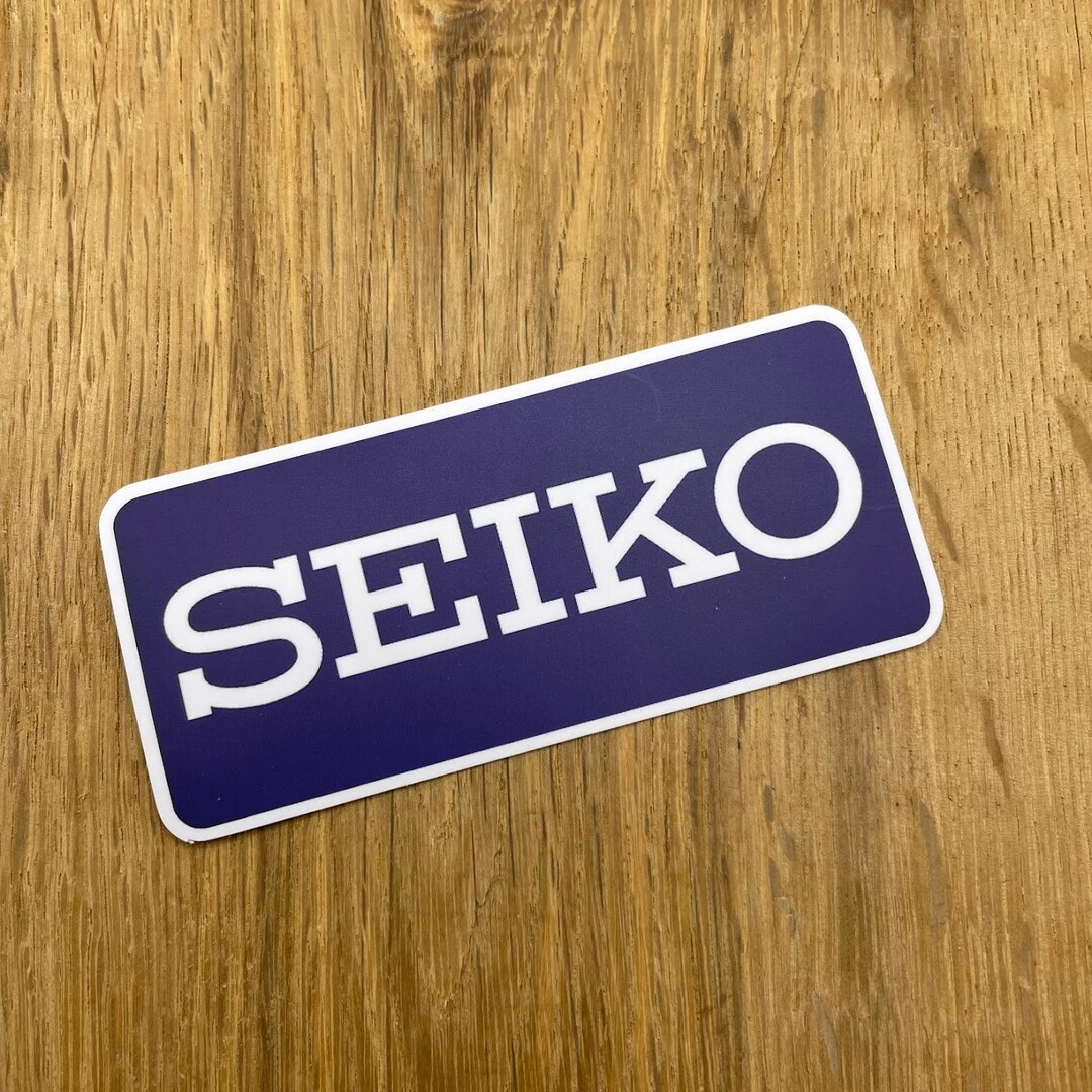 Blue Seiko Watch Logo Sticker Decal - Etsy UK