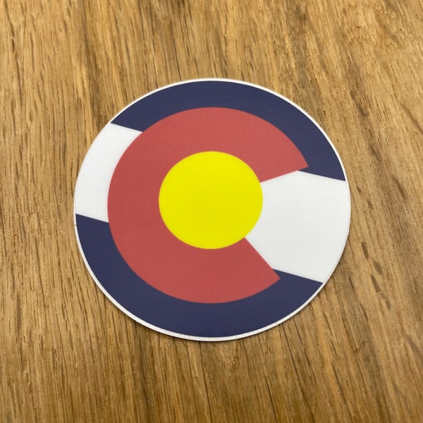 Colorado State Flag Sticker - Etsy