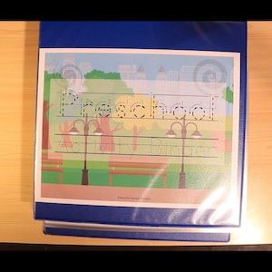 Toddler Preschool Learning Binder Laminated and Fully Assembled - Etsy