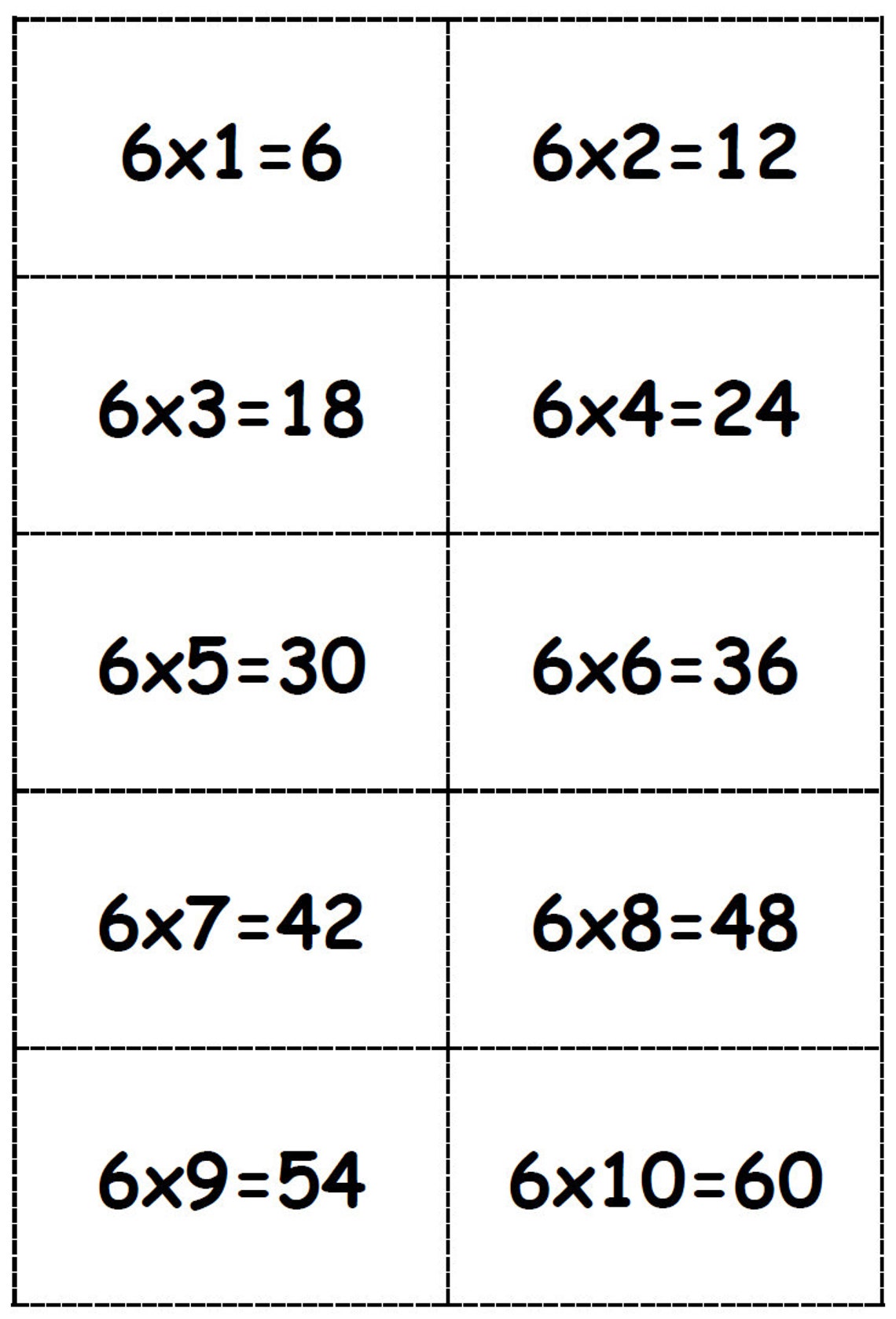 Printable Multiplication Flashcards 1–15 | 225 Facts + Chart | Double ...