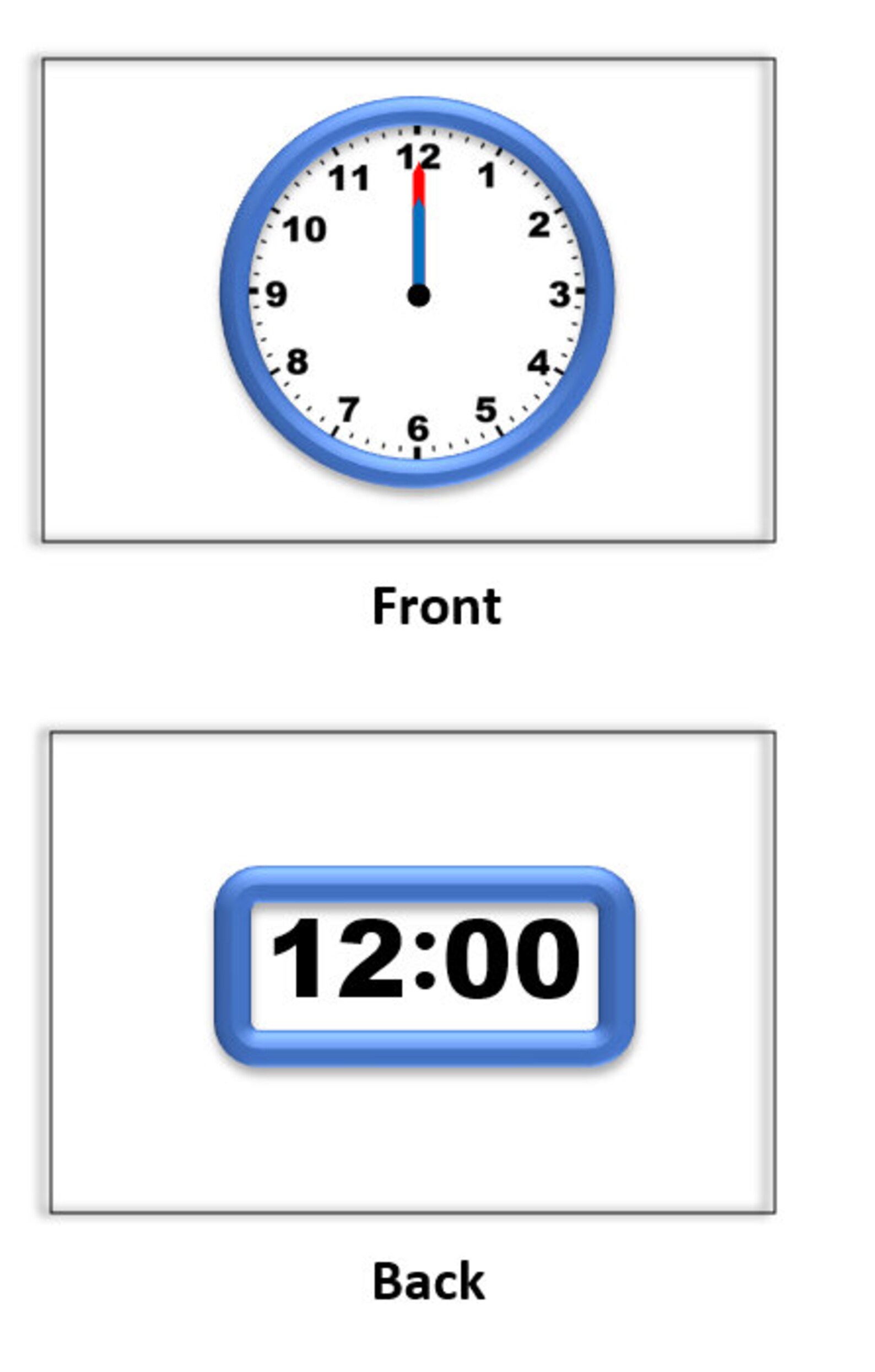 144 Telling Time Flashcards | Analog & Digital Clocks | 1st–3rd Grade ...