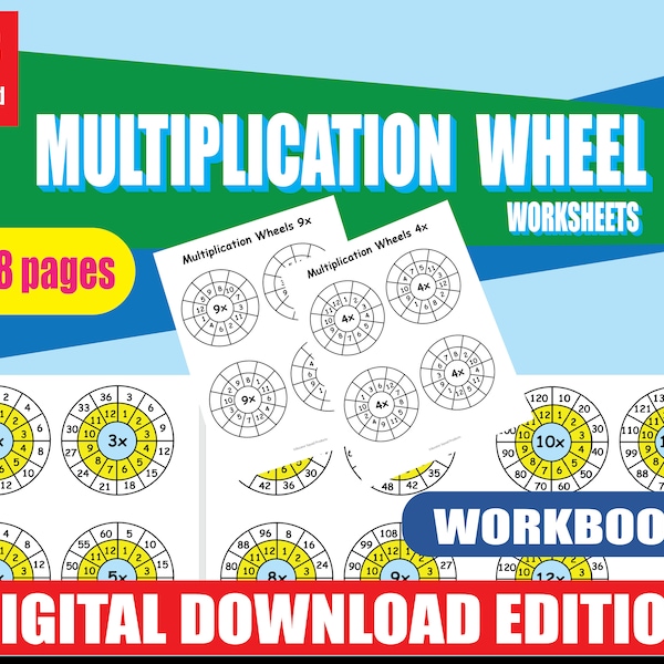 Multiplication Wheel - Etsy