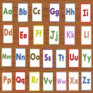 Preschool Flashcards Printable | Colors, Shapes, Numbers 1–20, Alphabet ...