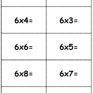 Printable Multiplication Flashcards 1–15 | 225 Facts + Chart | Double ...