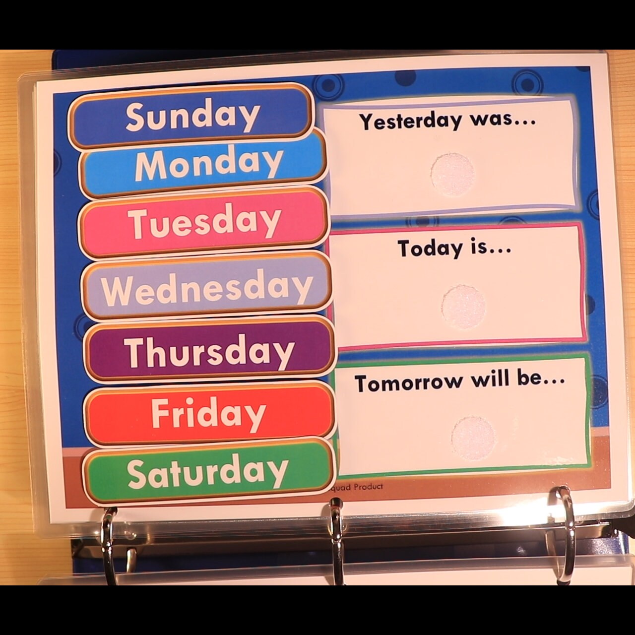 Carpeta de aprendizaje preescolar para niños pequeños laminada y ...