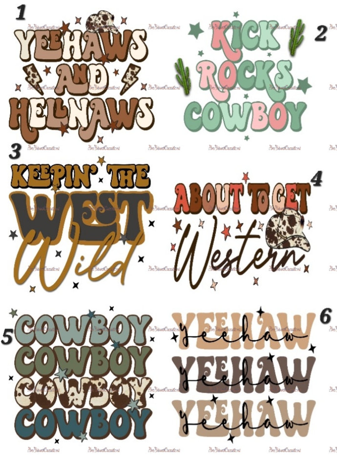 Country Waterslide Decals - Etsy