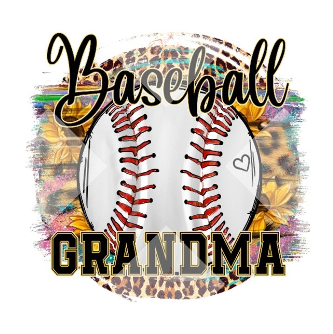 Baseball Grandma Waterslide Decal - Etsy