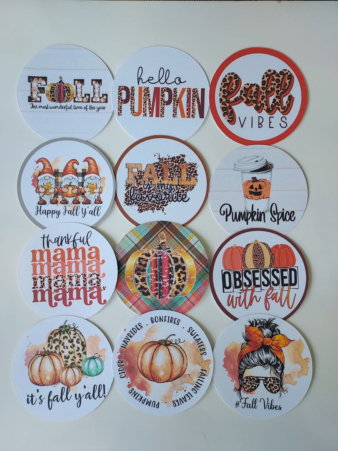 Fall Cardstock Cutouts (set 1) - Etsy