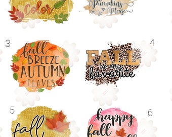 Hello Fall Decal - Etsy