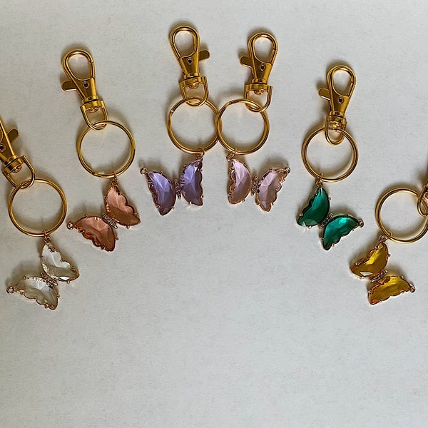 Butterfly Keychain - Etsy