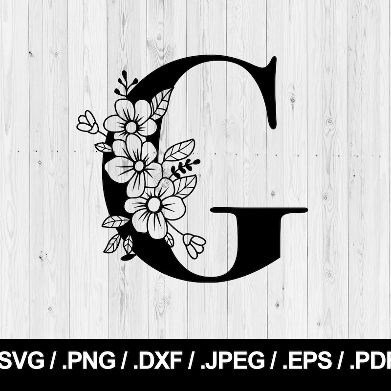 G Monogram Svg - Etsy