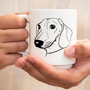 Realistic Wiener Dog SVG File, PNG, JPEG, Eps, Ai, Pdf and Dxf. Teckel ...