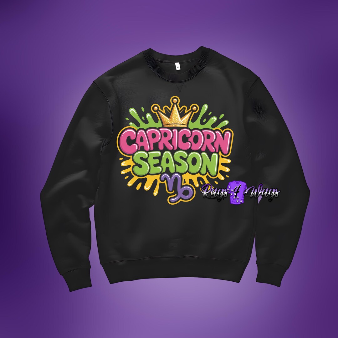 Capricorn Season PNG | Zodiac Crown Graphic (digital Download) - Etsy