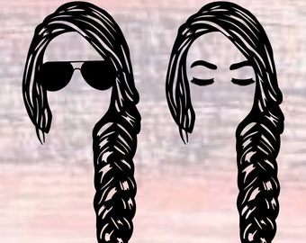 Braids Svg - Etsy Singapore