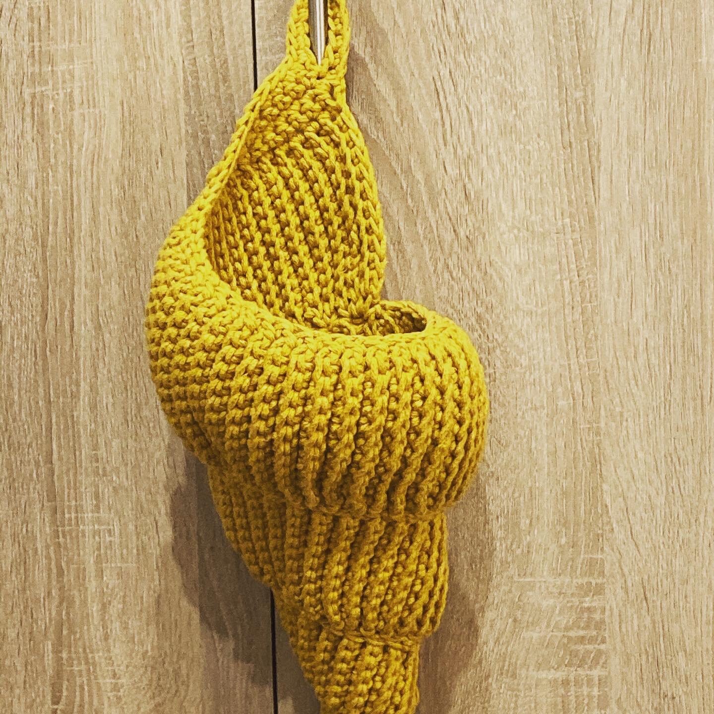 Crochet Large Spiral Shell Basket/ Decorative Wall Hanging/ - Etsy