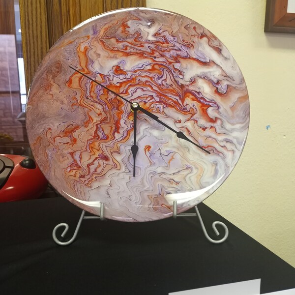 Painted Clock - Etsy