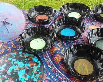 Melted Vinyl Record - Etsy