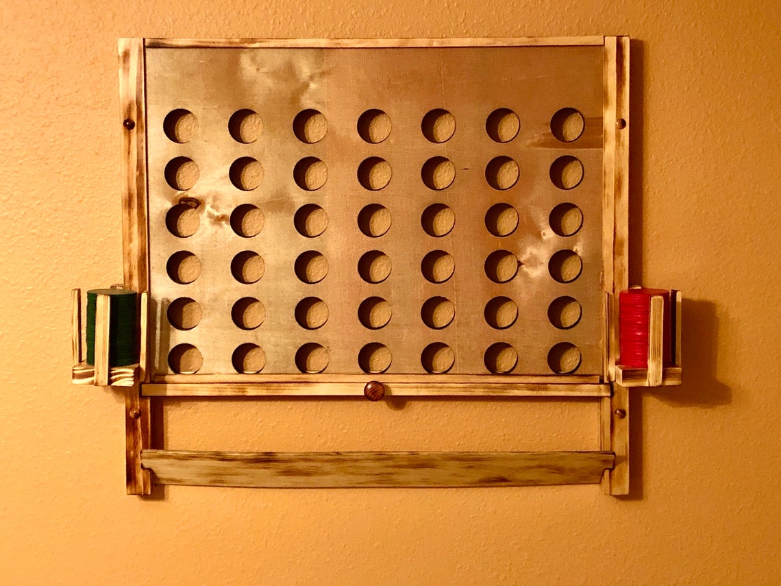 Wall Mounted CONNECT 4 Game - Etsy