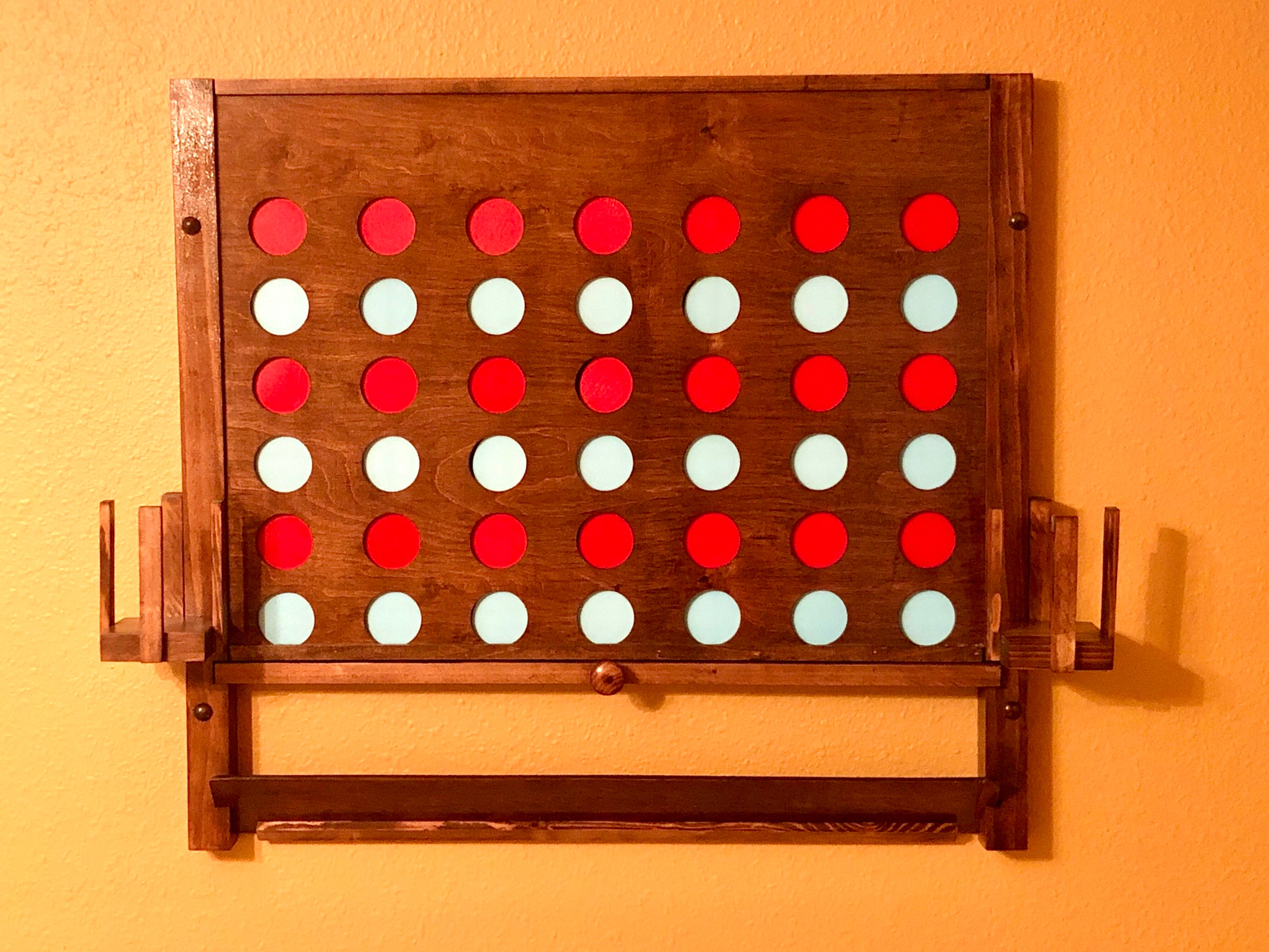 Wall Mounted CONNECT 4 Game - Etsy