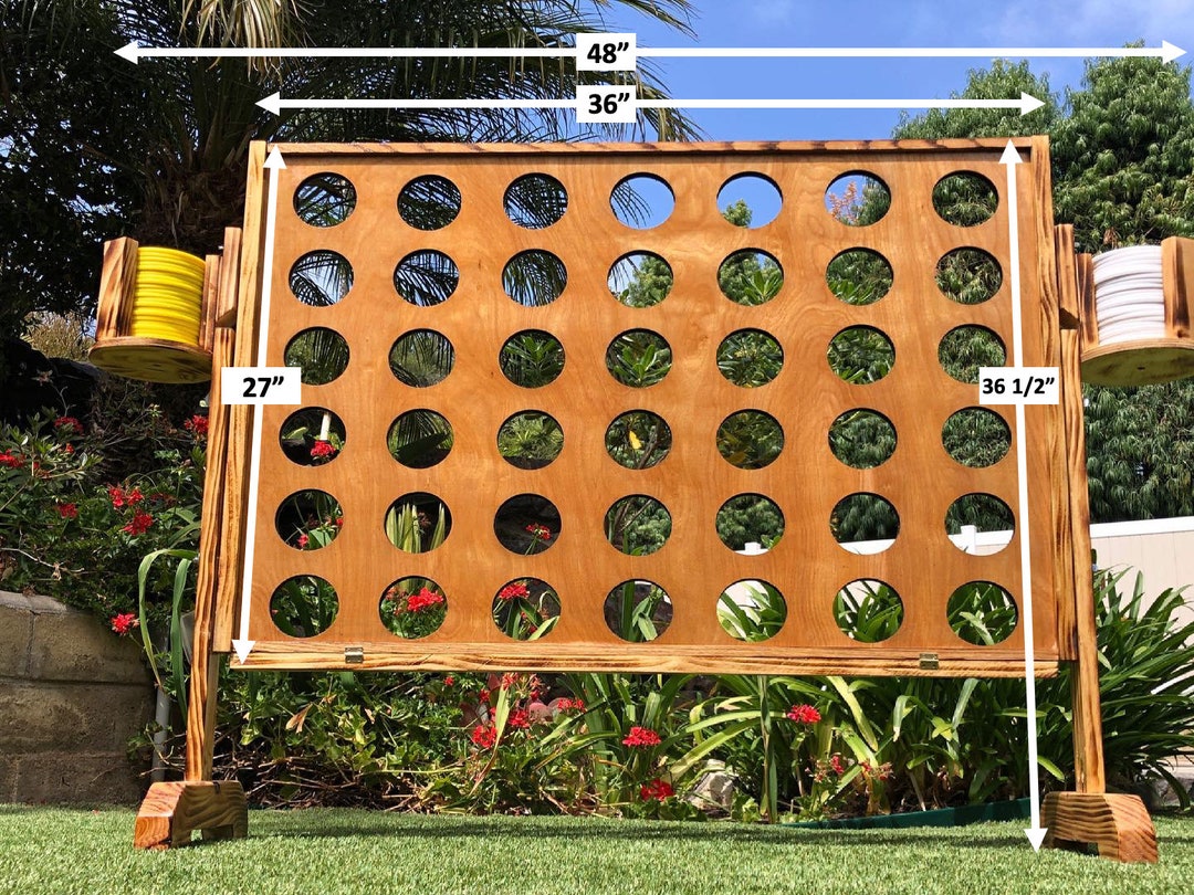 GIANT Connect 4 Yard Game - Etsy
