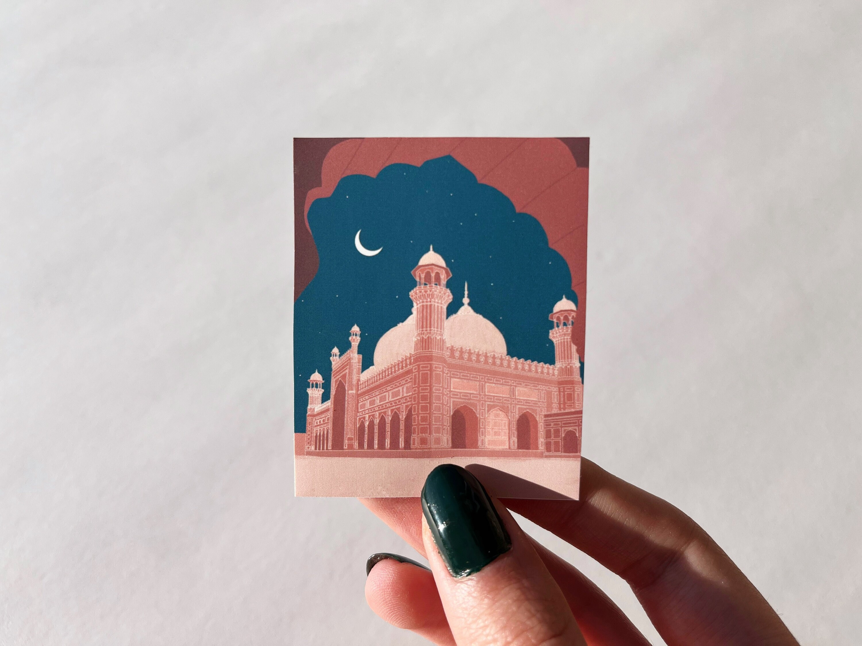Badshahi Mosque Die Cut Sticker Bullet Journal, Laptop, Stationary ...