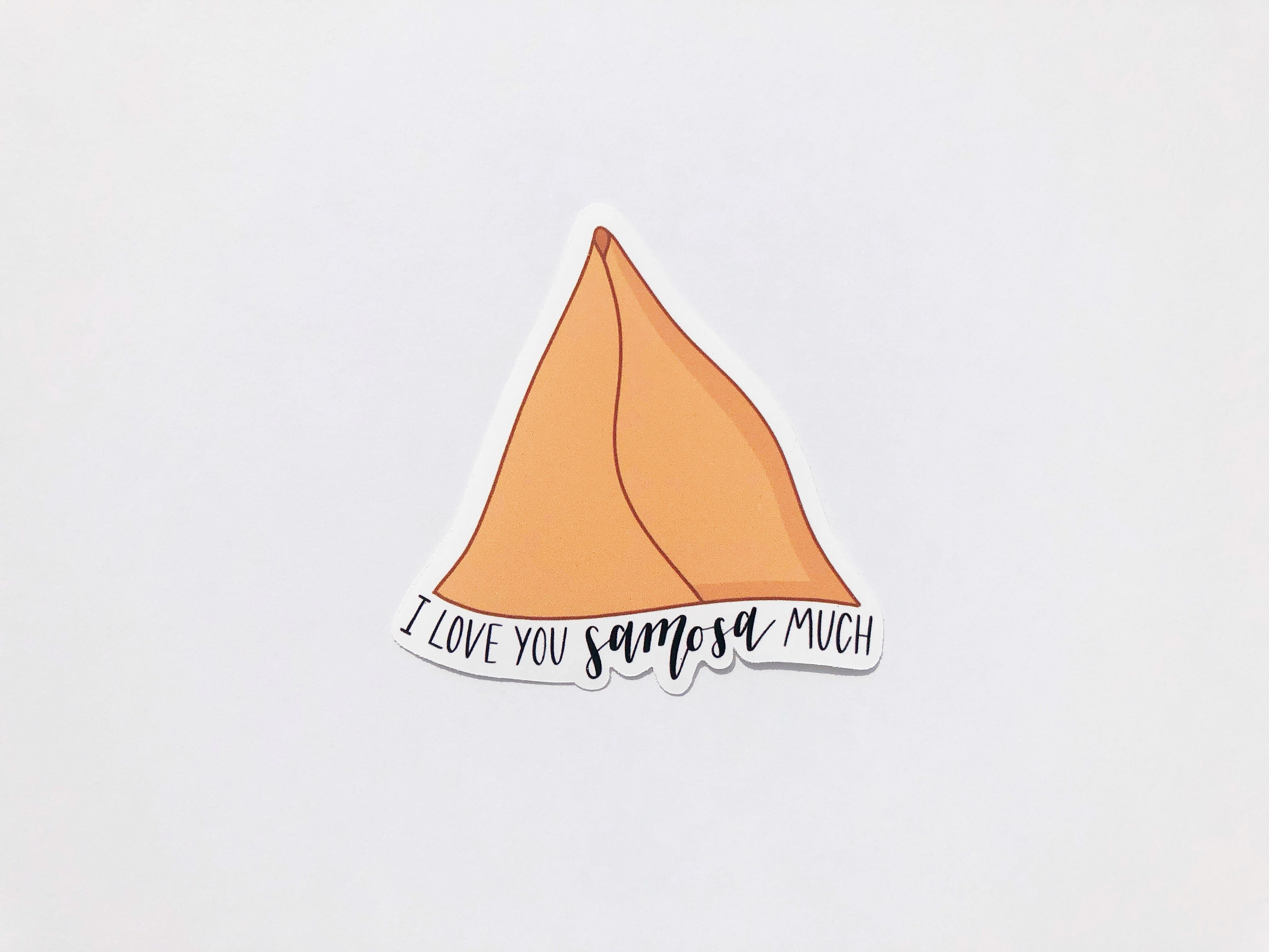 I Love You Samosa Much Die Cut Sticker Bullet Journal - Etsy