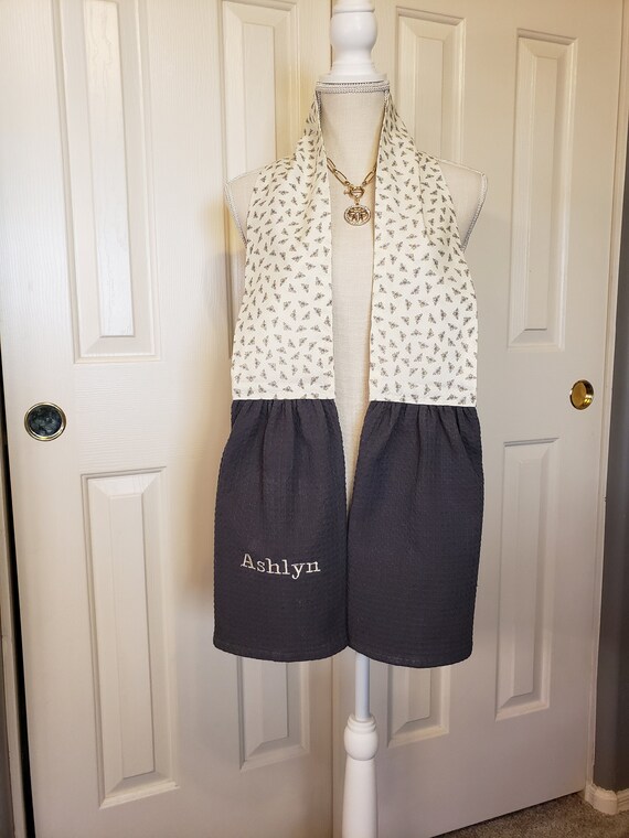 Personalized Kitchen Scarf | Etsy