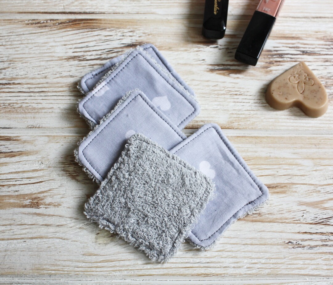 Cotton Makeup Remover Square Face Pads / Reusable Cotton Make up Pads ...