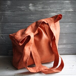 Mustard Yellow Linen Tote Bag / Flax Beach Bag / Linen Reusable Shopper ...