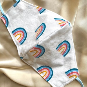 The Rainbow Print Face Mask | Etsy