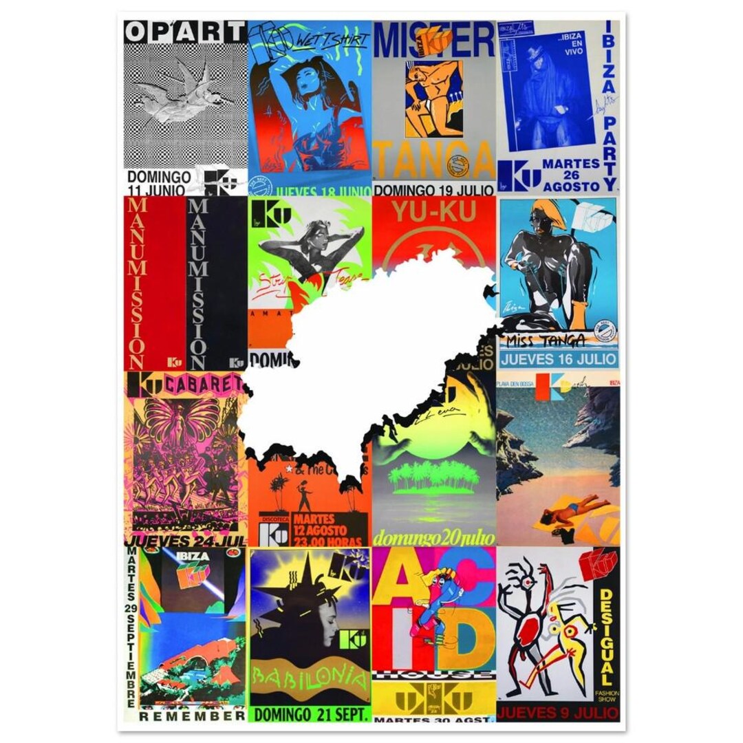 Retro Rapture: KU Ibiza Nightclub Flyer Limited Edition Poster Print - Etsy