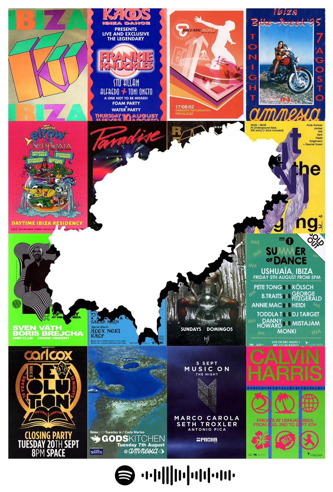 Ibiza Rave Poster: 1980's 2019 V2 - Etsy