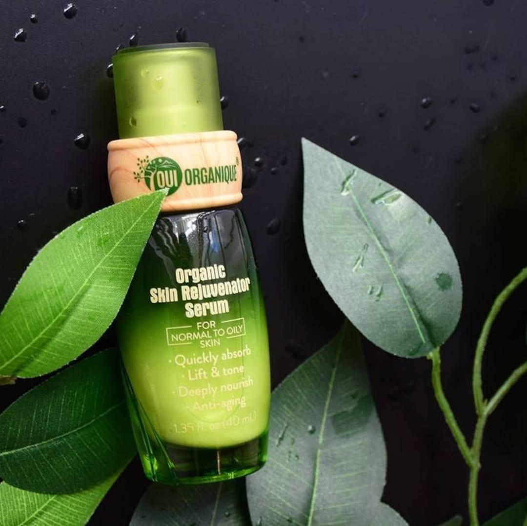 Organic Facial Serum, Vegan Skincare With Hemp Oil, Olive Oil, Argan ...