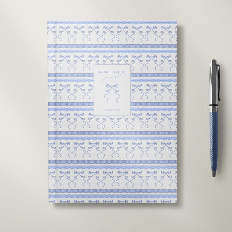Preppy Notebook - Etsy