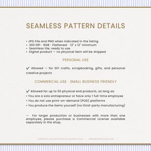 Vintage Bunny Stripes Seamless Pattern: Nursery Fabric, Crafts (JPG ...