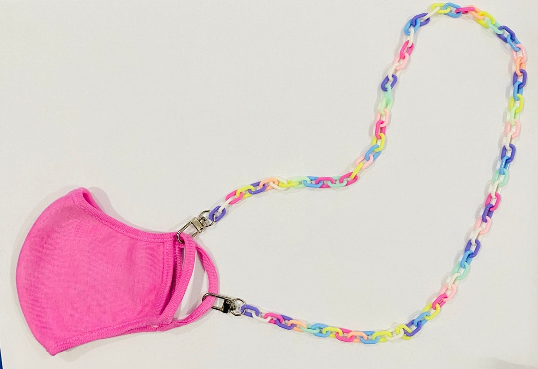 Custom Rainbow Mask Chain & Necklace - Etsy