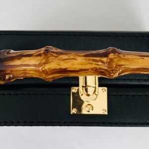 Art Deco Rhinestone Enamel Handbag, Checkered Pattern Laminated Bag, PU ...