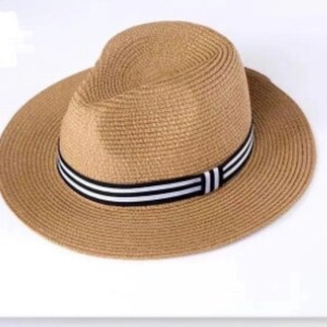 Handcrafted Straw Hat With Various Bands, Sun Hat, English Panama Hat ...