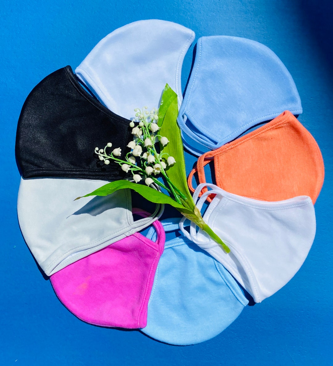 Comfortably Snug Breathable Washable Face Masks Cotton/polyester Double ...