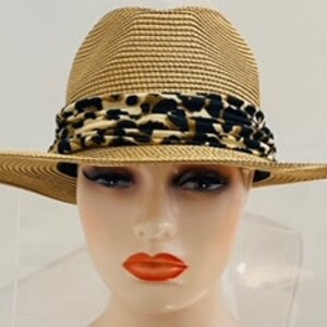 Handcrafted Straw Hat With Various Bands, Sun Hat, English Panama Hat ...