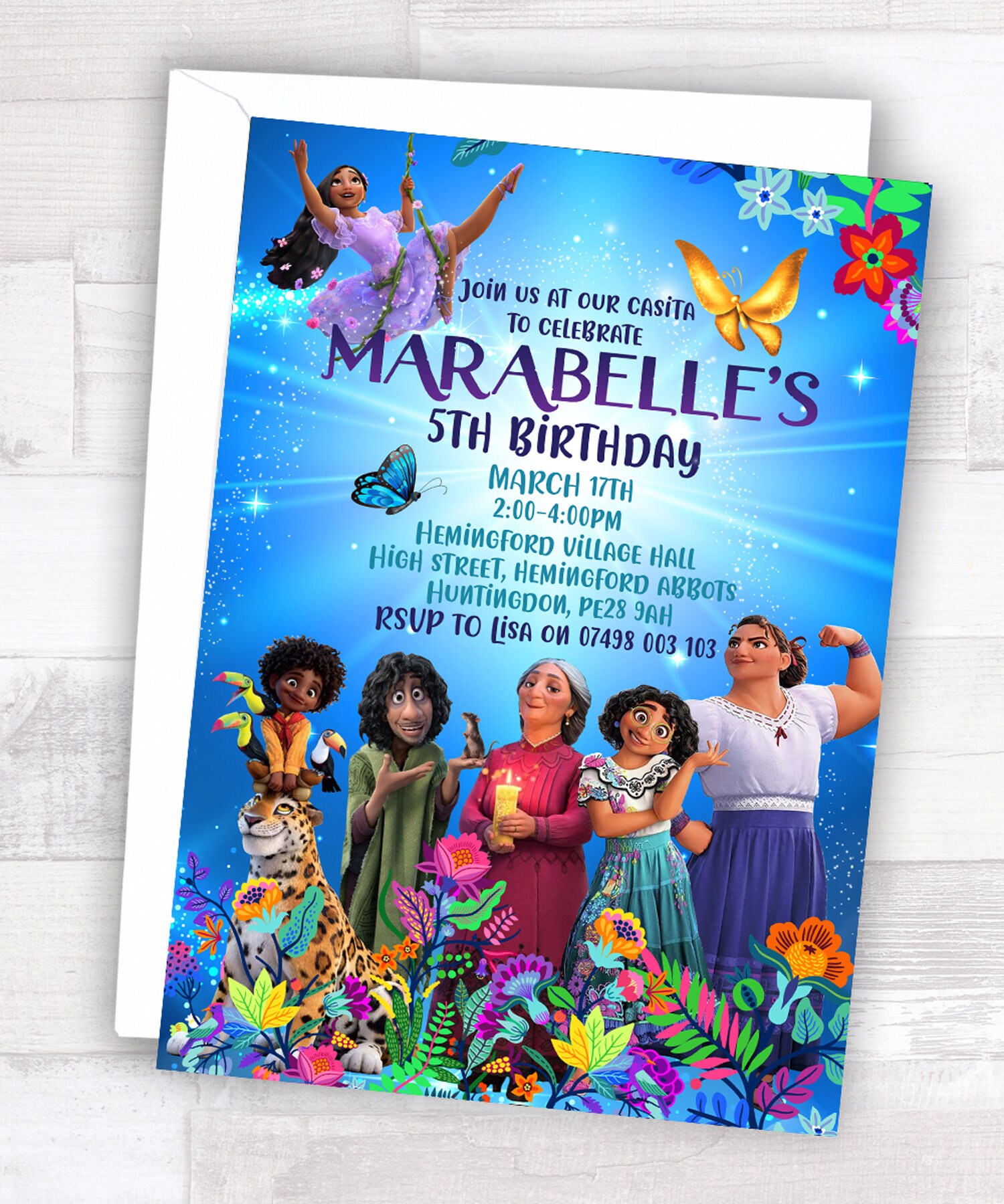Disney Encanto Party Invitation - Disney Encanto Birthday Party ...