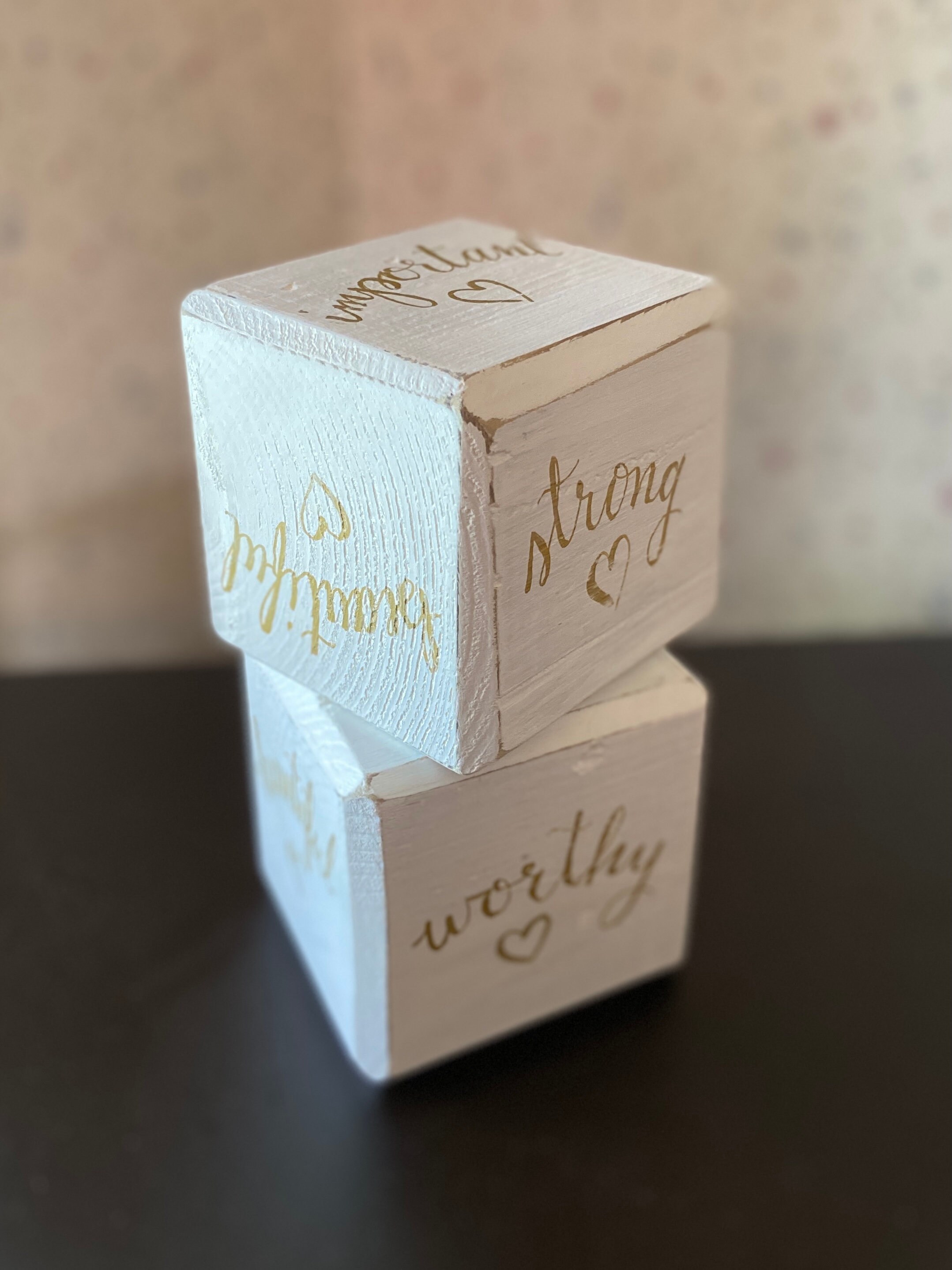 Affirmation Cube - Etsy