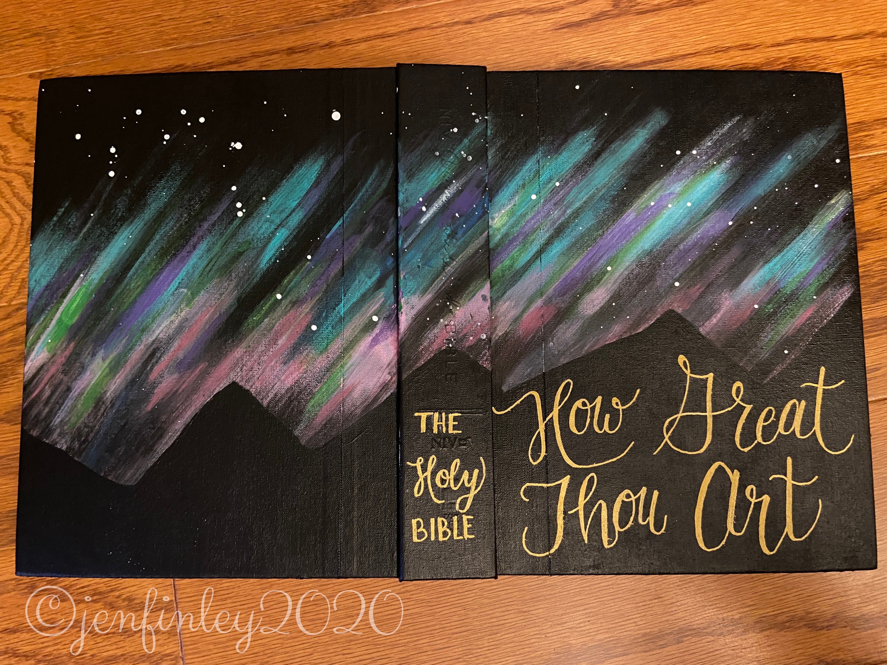 Custom Hand Painted Bible - Etsy