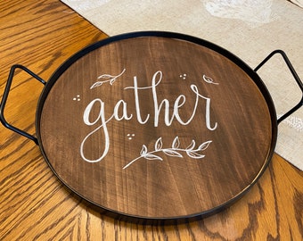 Hand Lettered Wooden Tray - Etsy