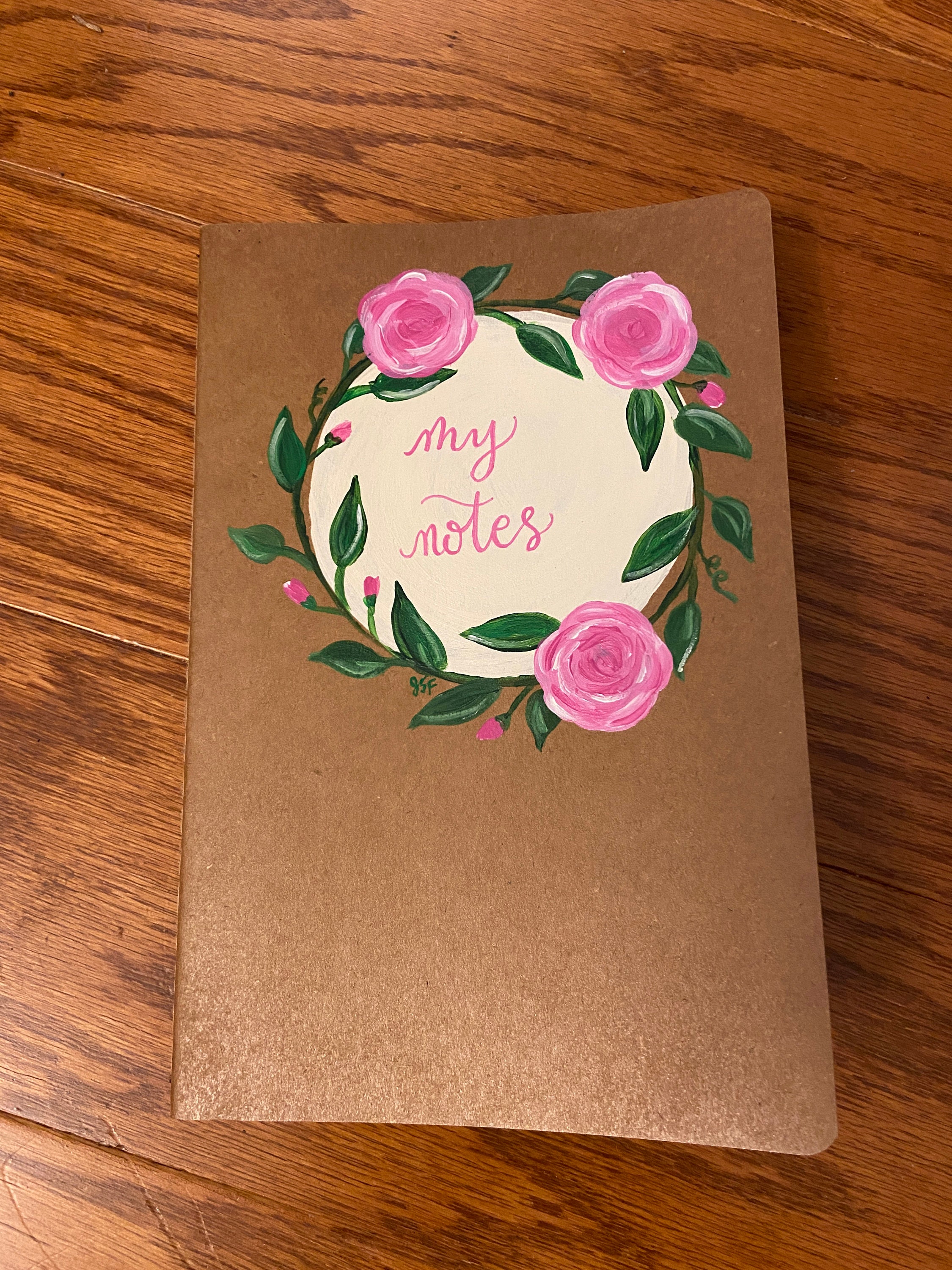 Hand Painted and Hand Lettered Journal - Etsy