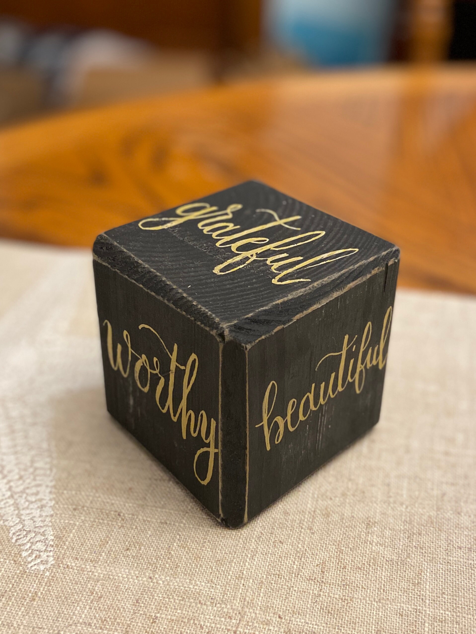 Affirmation Cube - Etsy