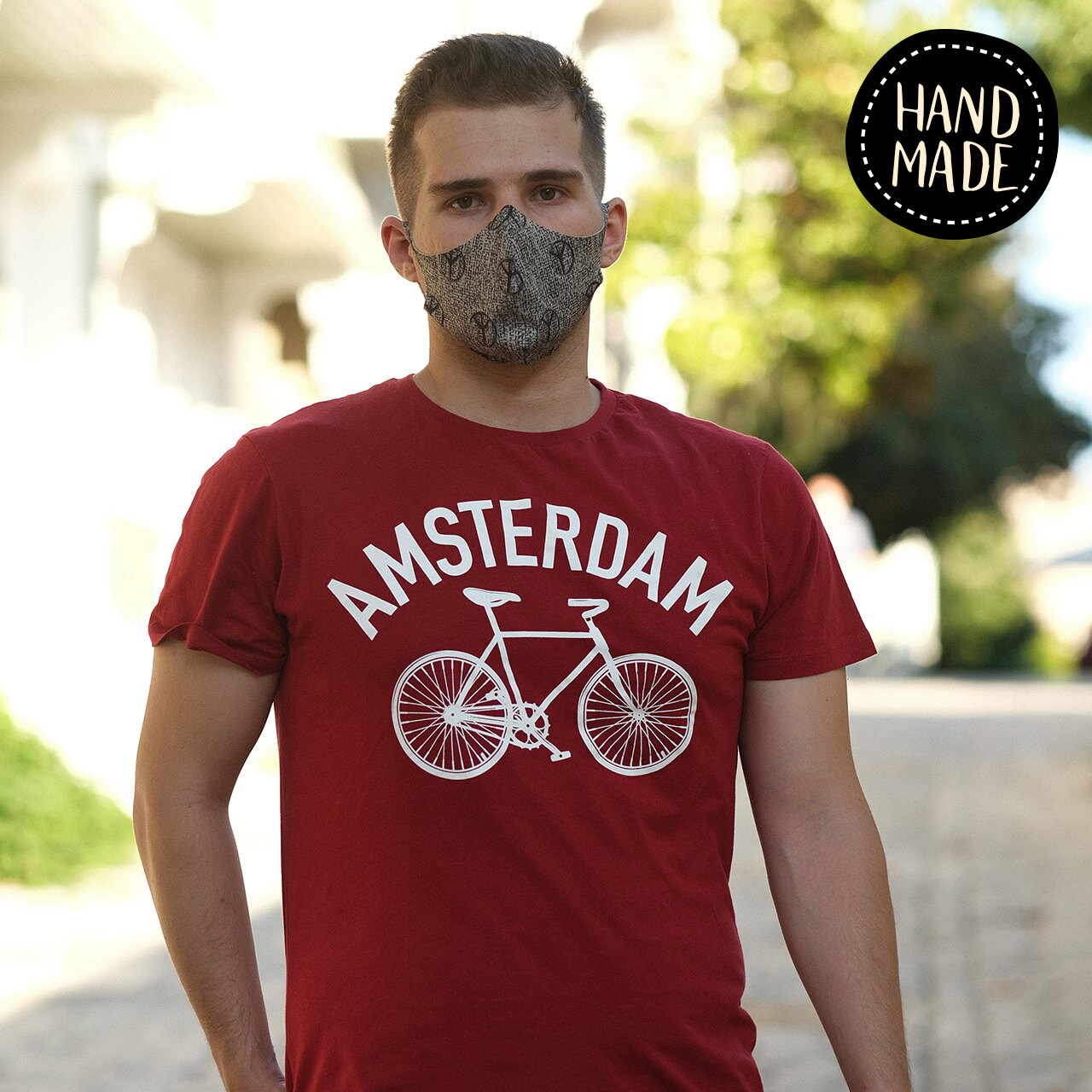 Set of 3 Solid Colors Face Mask, Casual Washable Mask, Reusable Cloth ...