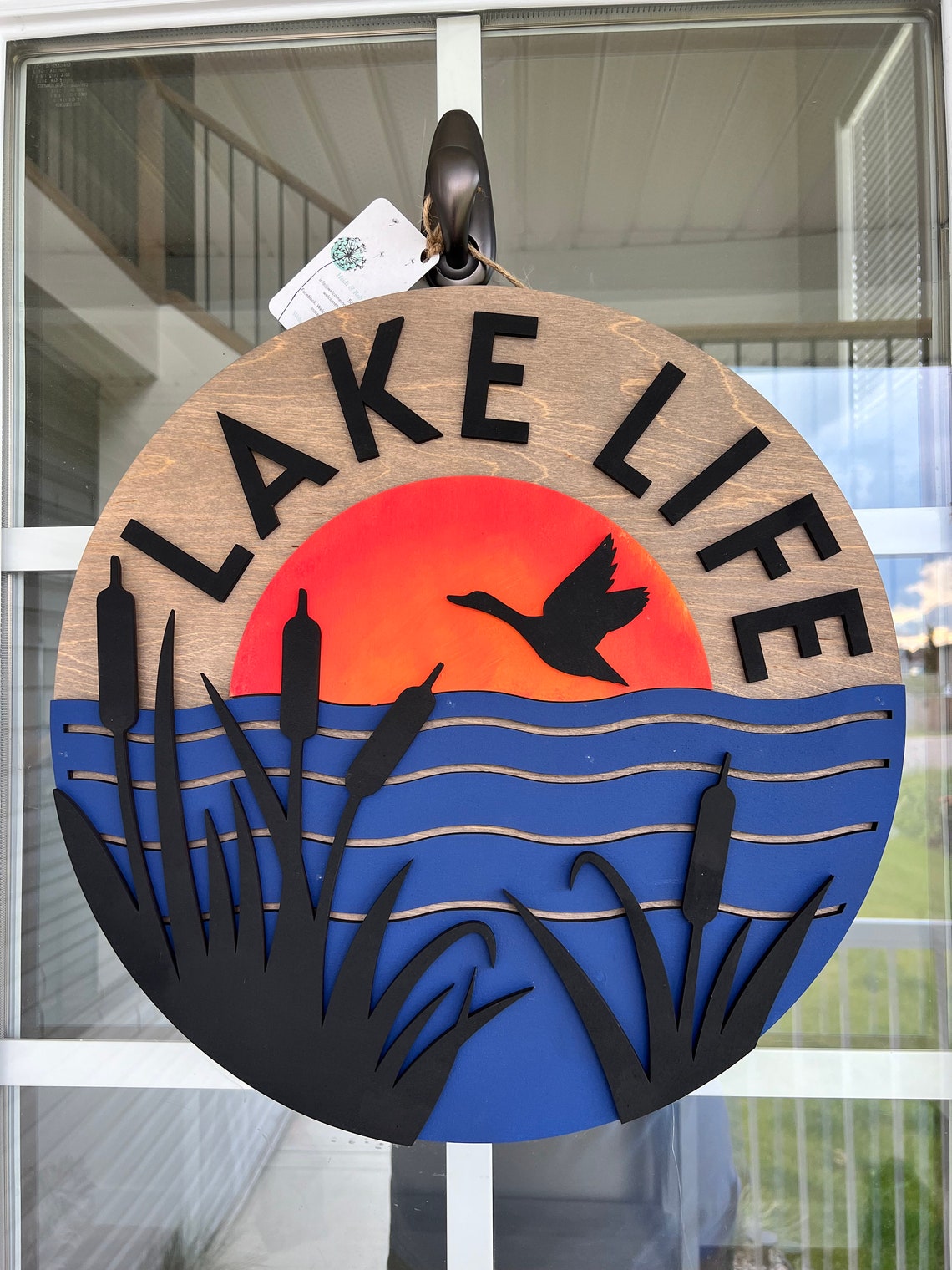 Lake Door Hanger | Laser Cut | Cottage Door Hanger | Lake Life Door ...