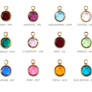 14K Gold Filled Family Birthstone Personalized Necklace - Etsy