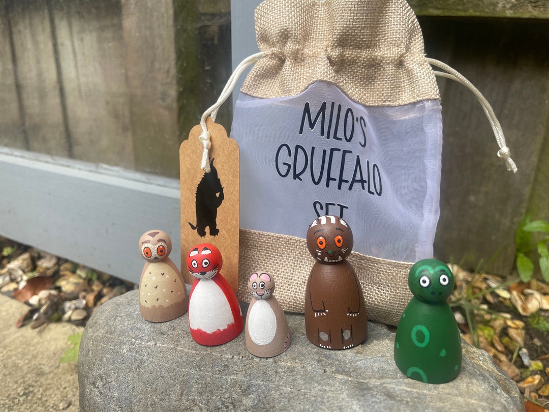 Gruffalo Peg Dolls/ Gruffalo Play Set/ Gruffalo Gift Set/ Childrens ...